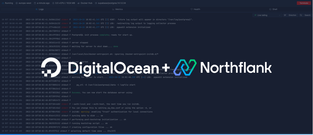 Send logs to DigitalOcean Spaces from Northflank — Northflank