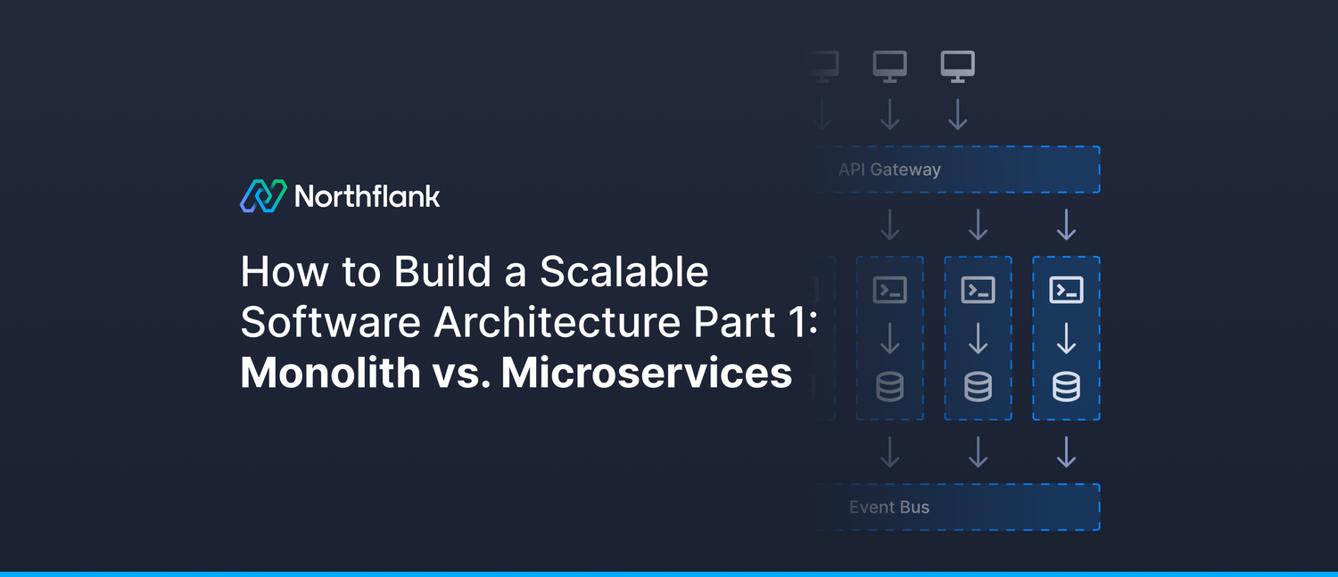 How to Build a Scalable Software Architecture Part 1: Monolith vs. Microservices | Blog — Northflank